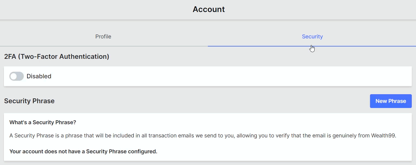 Managing your account details as a Financial Professional